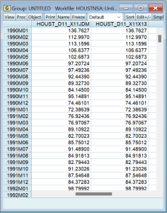 EViews 14 中的季节性调整 – 比较 X-13 和 JDemetra+ - EViews 14 - 计量经济学软件