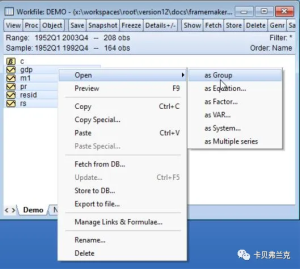 EViews演示01-将数据导入 EViews - EViews 14 - 计量经济学软件